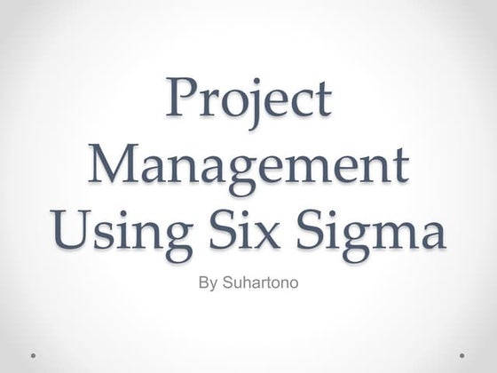 Lean Six Sigma DMAIC is an excellent framework to solve complex ...