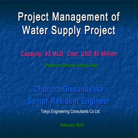 Project management wtp pattuvam scheme feb 10 v2 | PPT