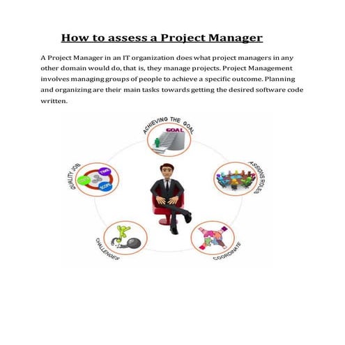 How to assess a Project manager | DOCX