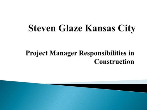 Civil construction project manager | PDF