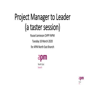 Insight to Impact: APM Theory in Action and Transforming Leadership | PDF