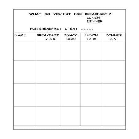 healthy eating worksheet 2 | PDF