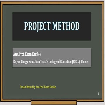 Project method | PPT
