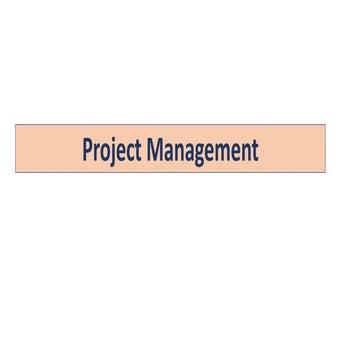 Project mgt. | PPTX