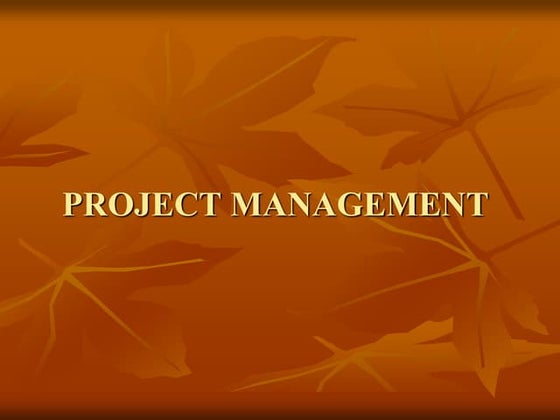 Project management PPT | PPTX | Civil Engineering Industry | Industries