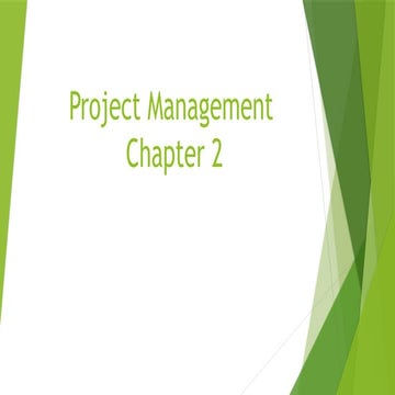 project mgt ch#2.pptx project management | PPTX