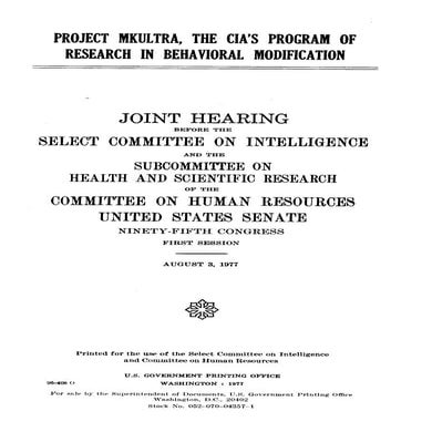 Project mk ultra-government_hearing-1977-172pgs-gov-psy | PDF
