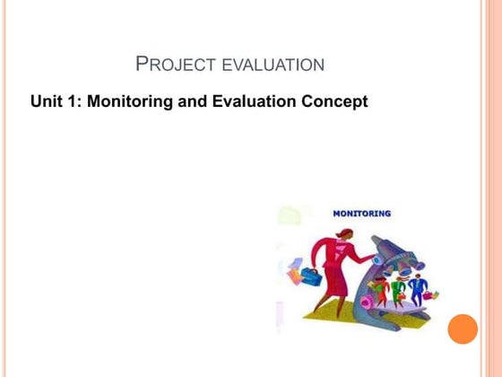 Project Monitoring And Evaluation M And E Plan Notes Pptx