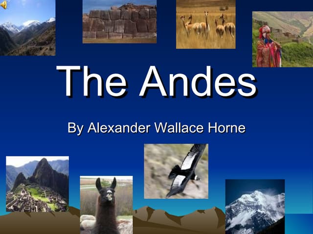 The Andes Mountains | PPTX