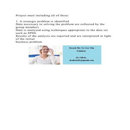 Project must including all of these1. A strategic problem is id.docx