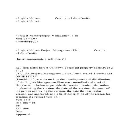 Project NameVersion 1.0 DraftProject NameP.docx | Computing ...