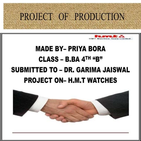 production project | PPTX