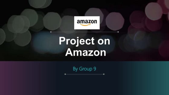 Amazon company presentation | PPT