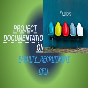 Project on Recruitment cell | PPT