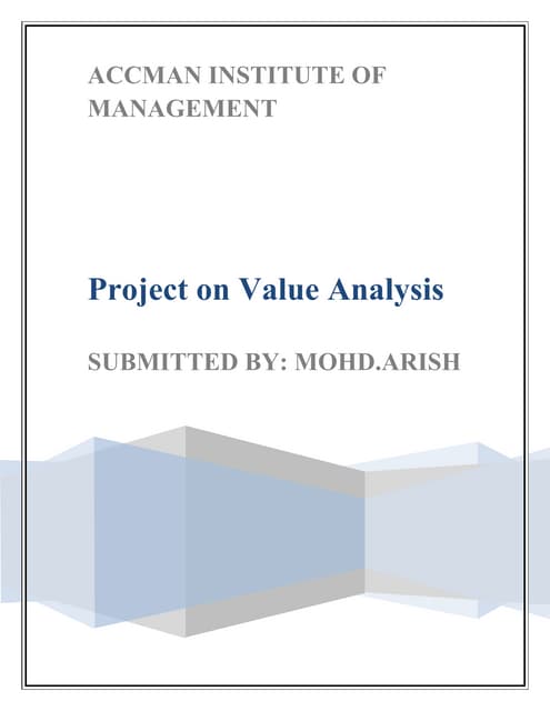 A Case Study Report at Restaurant | PDF