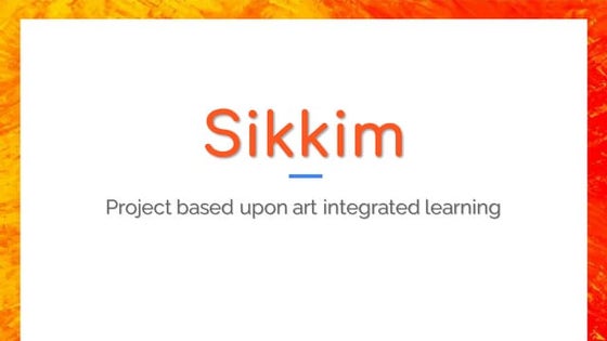 MATH ART INTEGRATED PROJECT ON SIKKIM.pptx