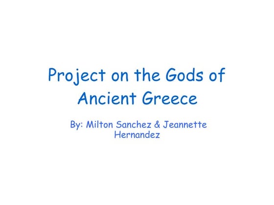 Ancient greece project | PPT