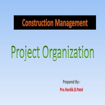 Project organization | PPTX