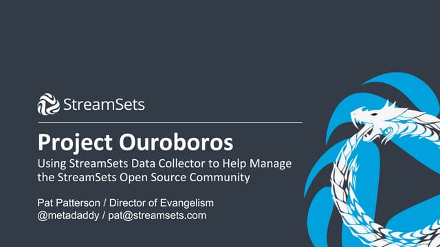 Project Ouroboros Using Streamsets Data Collector To Help Manage The Streamsets Open Source 6510