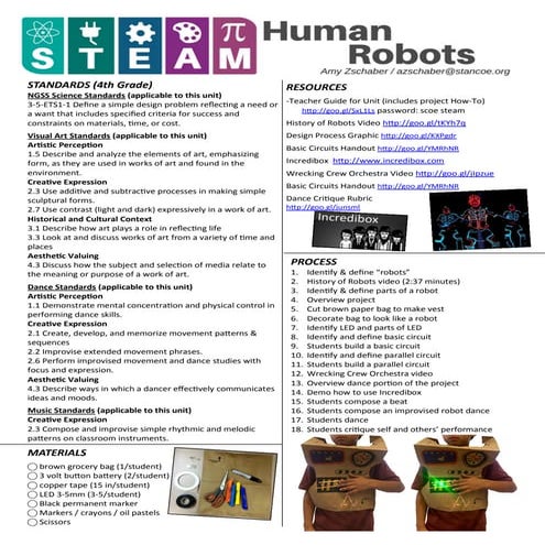 Project overview steam human robots | PDF | Robotics | Technology ...