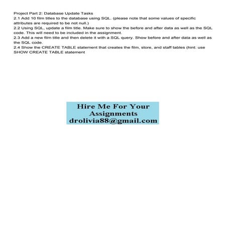 Project Part 2 Database Update Tasks 21 Add 10 film titles.pdf