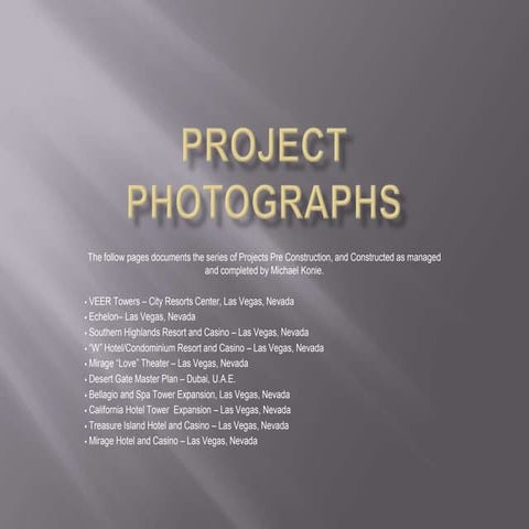 Project Photographs | PPT