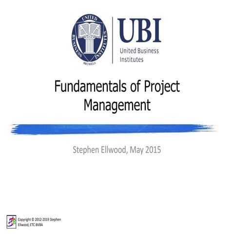 Fundamentals of Project Management | PPTX