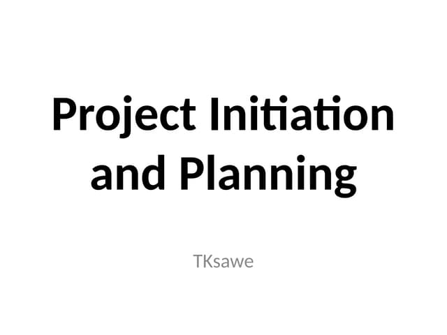 Managing the information system project | PPT