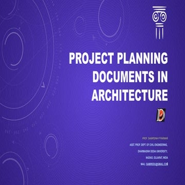 Project Planning and Documents in Architecture.pptx