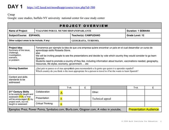 Biology lyn project planning forms_071311 | PPT