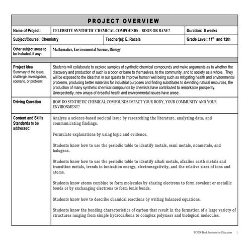 PBL Project Plan | DOC