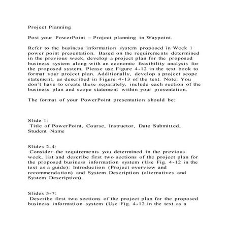 Project planning post your powerpoint – project planning in waypo | PDF