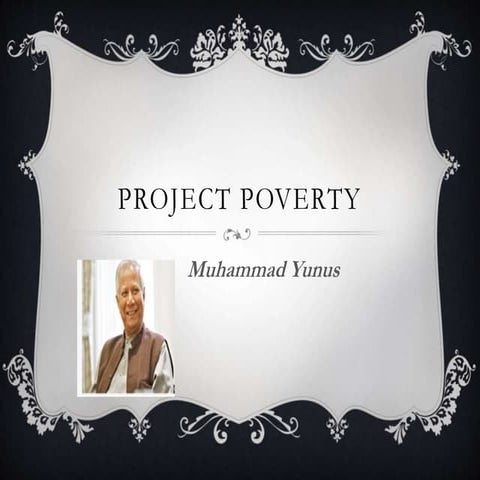 Project poverty | PPT