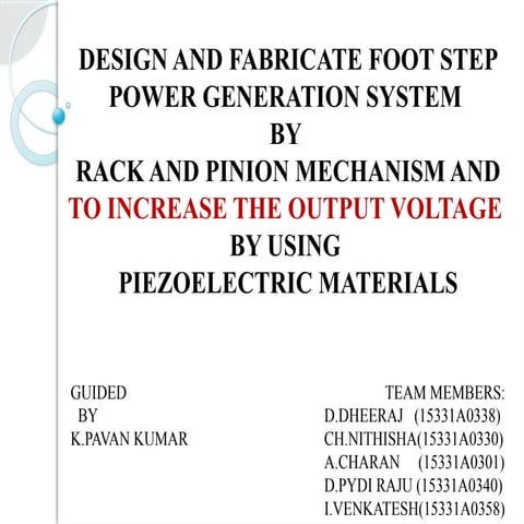 Design of Foot Step Power Generation.pptx
