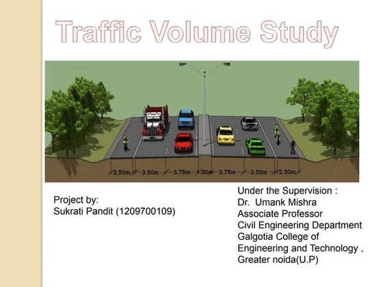 Traffic studies for planning bypasses around towns | PPT
