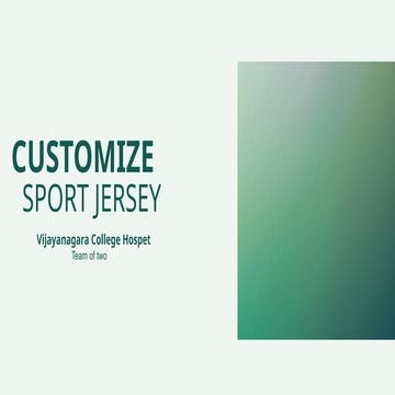 Project_PPT.pptx related to customized jersey | PPT