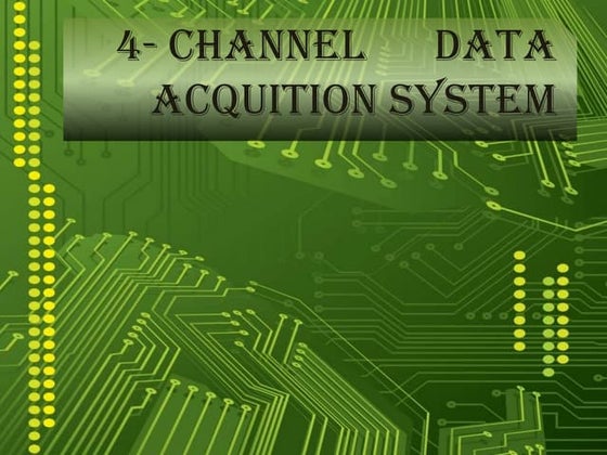 Data Acquisition System Ppt