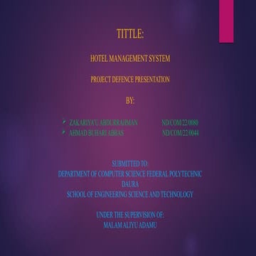 PROJECT Presentation of federal polytechnic daura.pptx