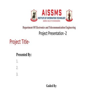 Project Presentation2 Template (1).pptx | Computer Software and Applications | Computing
