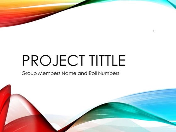 Project presentation template | PDF