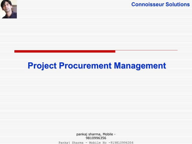 Project Procurement Management | PPTX