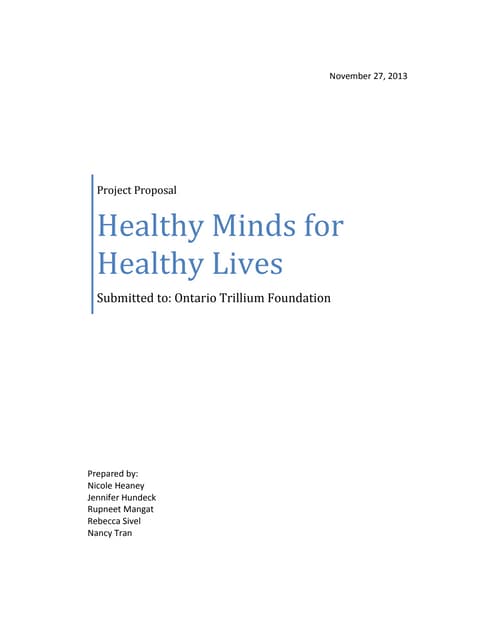 Proposal for Youth Skills training and Empowerement Programs OPEN | DOC