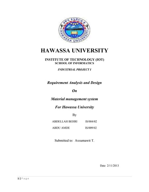 Major project synopsis format | PDF