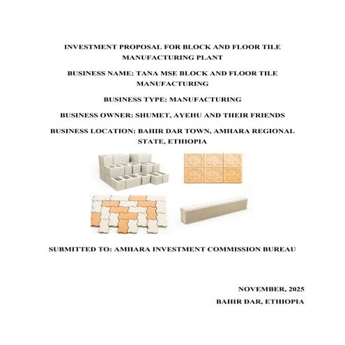 Project Proposal (Business Plan) ABC Kindergaten and Elementary School ...