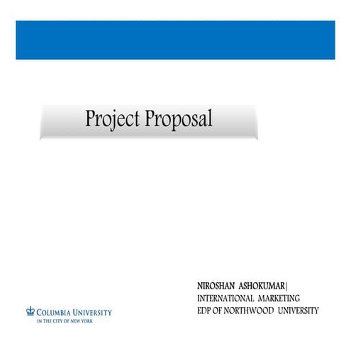 Project Proposal - Columbia University | PDF