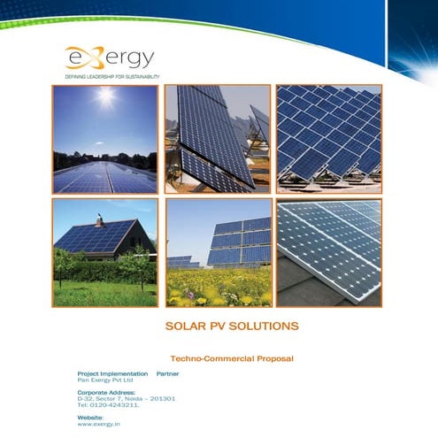 Solar PV Project Proposal Delhi | PDF