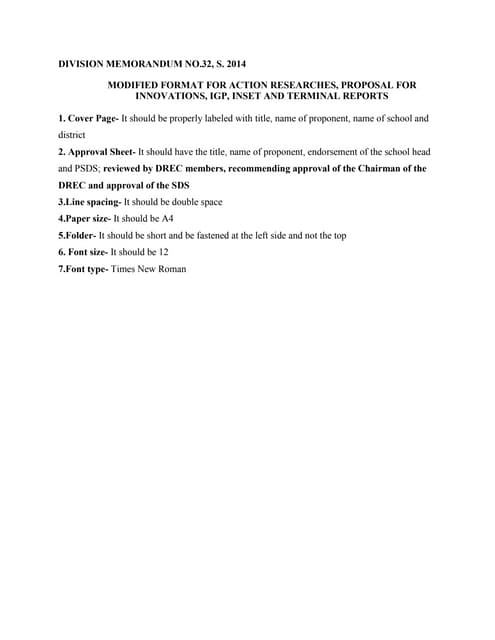 B. GUIDELINES ON THE ESTABLISHMENT, SEPARATION OF ANNEXES, INTEGRATION ...