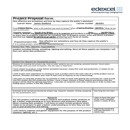 Project proposal form (y) | DOC