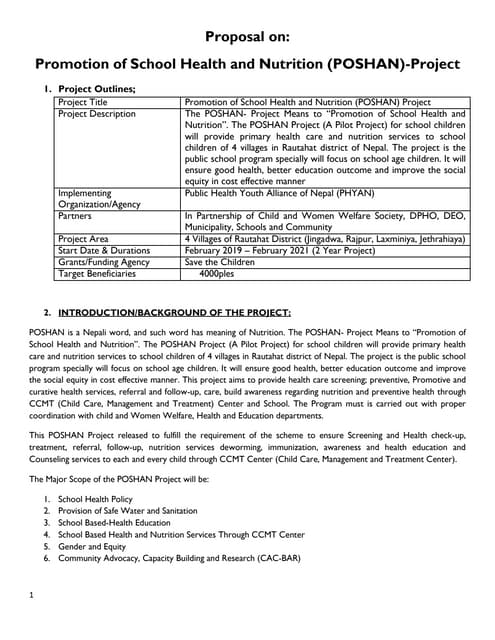 School Health and Wellness Programme -.pptx | Children\'s Health ...