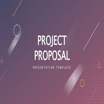 Project Proposal Presentation Template | PPTX